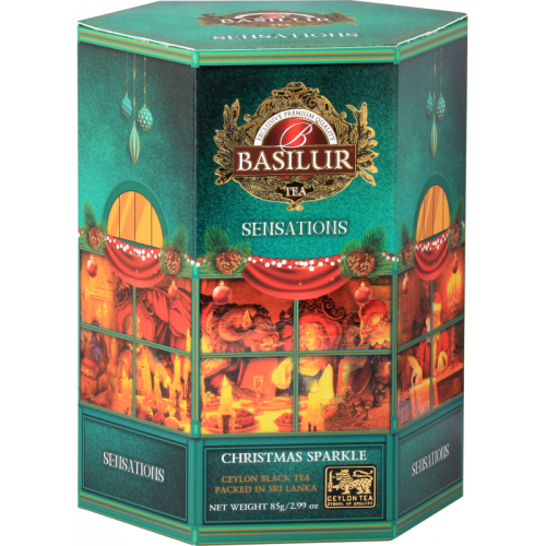 Herbata Basilur Sensations Christmas Sparkle 85g - liściasta czarna o ...