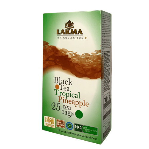 Herbata Lakma Black Tea Tropical Pineapple 25 torebki - czarna ...