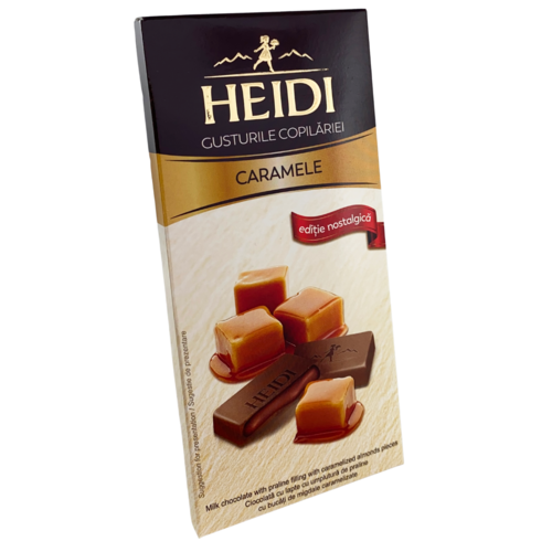 Czekolada Mleczna HEIDI Creamy Caramel 90g - z nadzieniem karmelowym ...